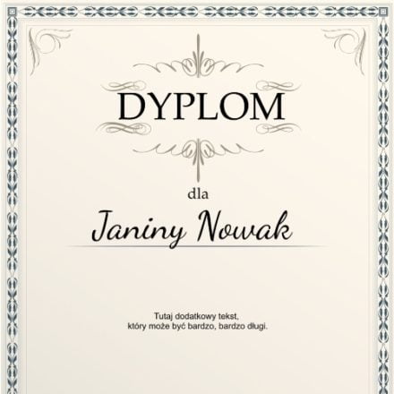 Darmowy generator dyplomów online z szablonami. Stwórz i pobierz dyplomy