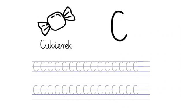 Literka C Karta Pracy