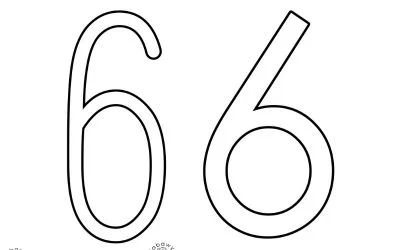 Nauka pisania cyfry 6: karty pracy do druku dla dzieci, przedszkolaków
