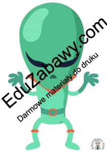 Dekoracje: Ufoludki do sali przedszkola, szkoły, na gazetkę