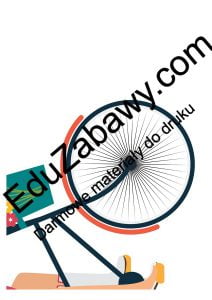 Dekoracje XXL: Pani Wiosna na rowerze do sali przedszkola, szkoły do druku