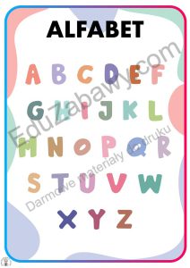 Plansze dydaktyczne: Alfabet: PDF do druku w formacie A4 i XXL