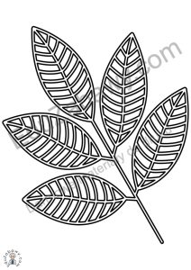 Jesienne witraże: Liście do druku za darmo do ozdabiania okien