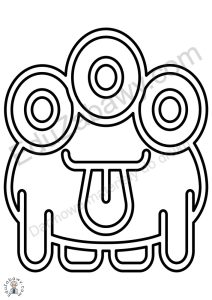 Witraże na Halloween: Stworki do druku do ozdabiania okien