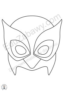 Maski superbohaterów do druku: kolorowe i do pokolorowania dla dzieci