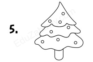 Jak narysować choinkę krok po kroku. Nauka rysowania choinki