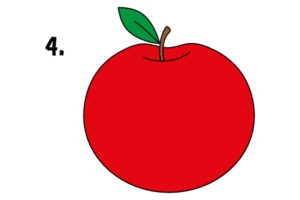 Jak narysować jabłko krok po kroku. Nauka rysowania jabłka