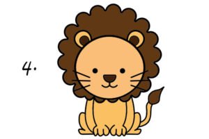 Jak narysować lwa krok po kroku. Nauka rysowania lwa