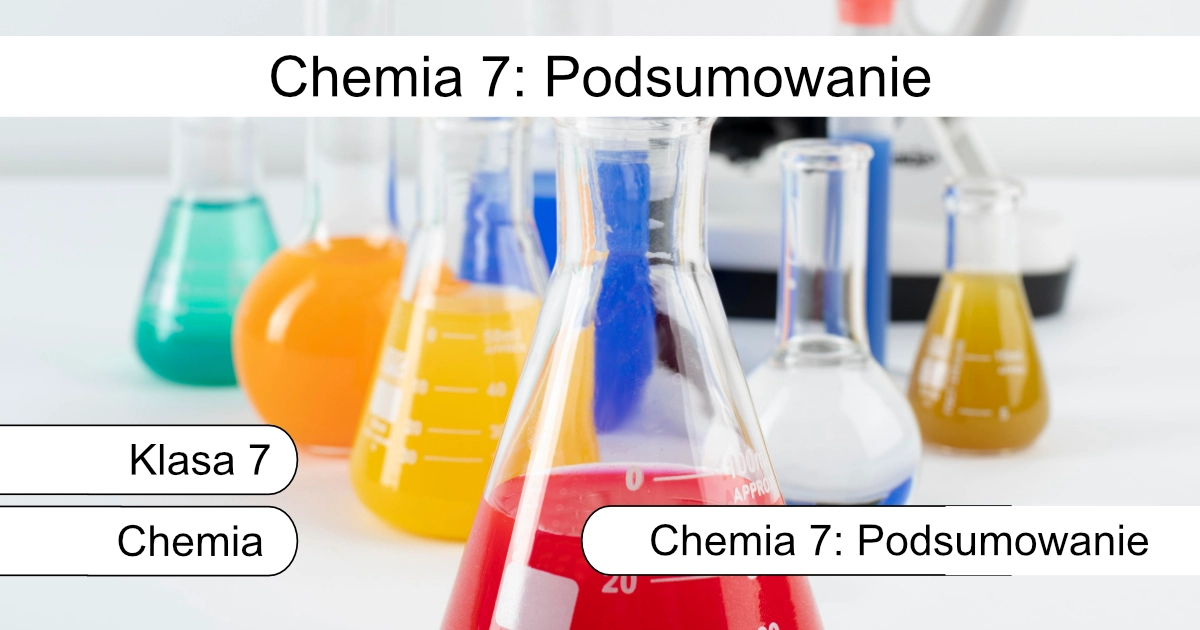 Quiz: Chemia 7: Podsumowanie dla klas 7